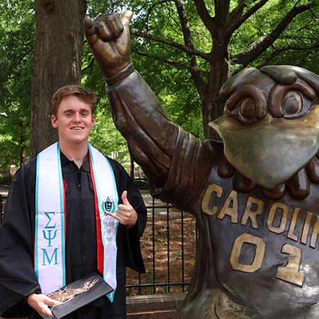 Sport and entertainment management major overcomes odds to graduate on ...